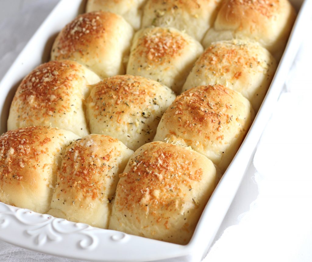Buttery Garlic Parmesan Rolls
