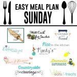 Weekly Meal Plan Week 6 Gather For Bread